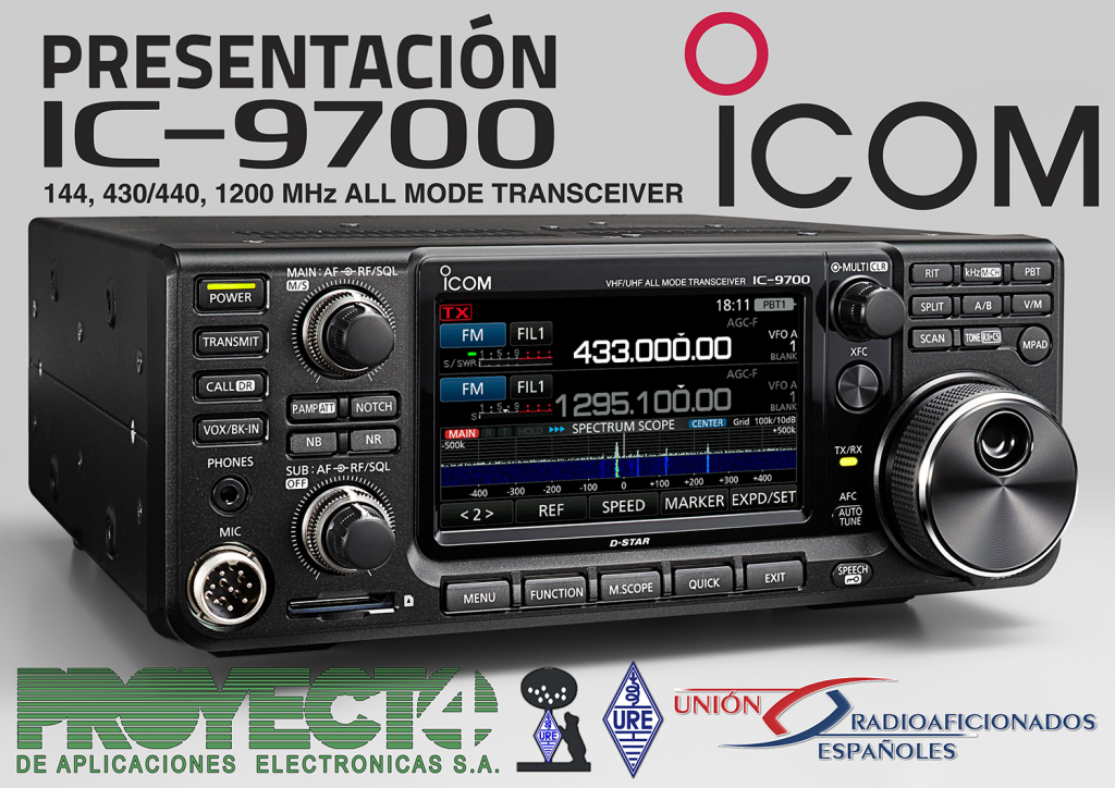 Presentación del IC-9700 en S.L. URE Madrid - Unión de Radioaficionados ...