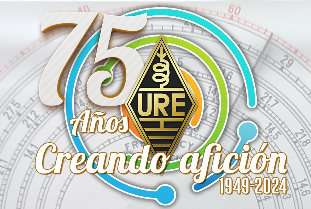 Diploma 75 Aniversario de la URE - Unión de Radioaficionados Españoles